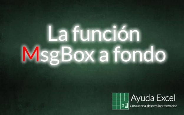 La función MsgBox de VBA a fondo - Ayuda Excel