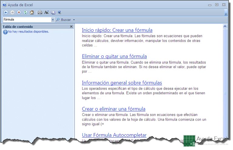 ¿Sabes utilizar la ayuda de Excel? - Ayuda Excel
