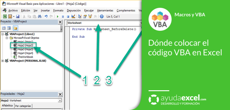 Dónde Colocar Tu Código Vba Excel Ayuda Excel 4303