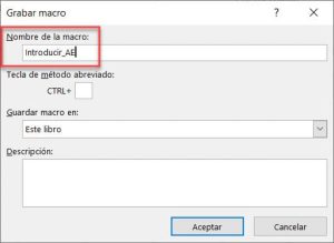 Graba tu primera macro con la grabadora de macros - Ayuda Excel