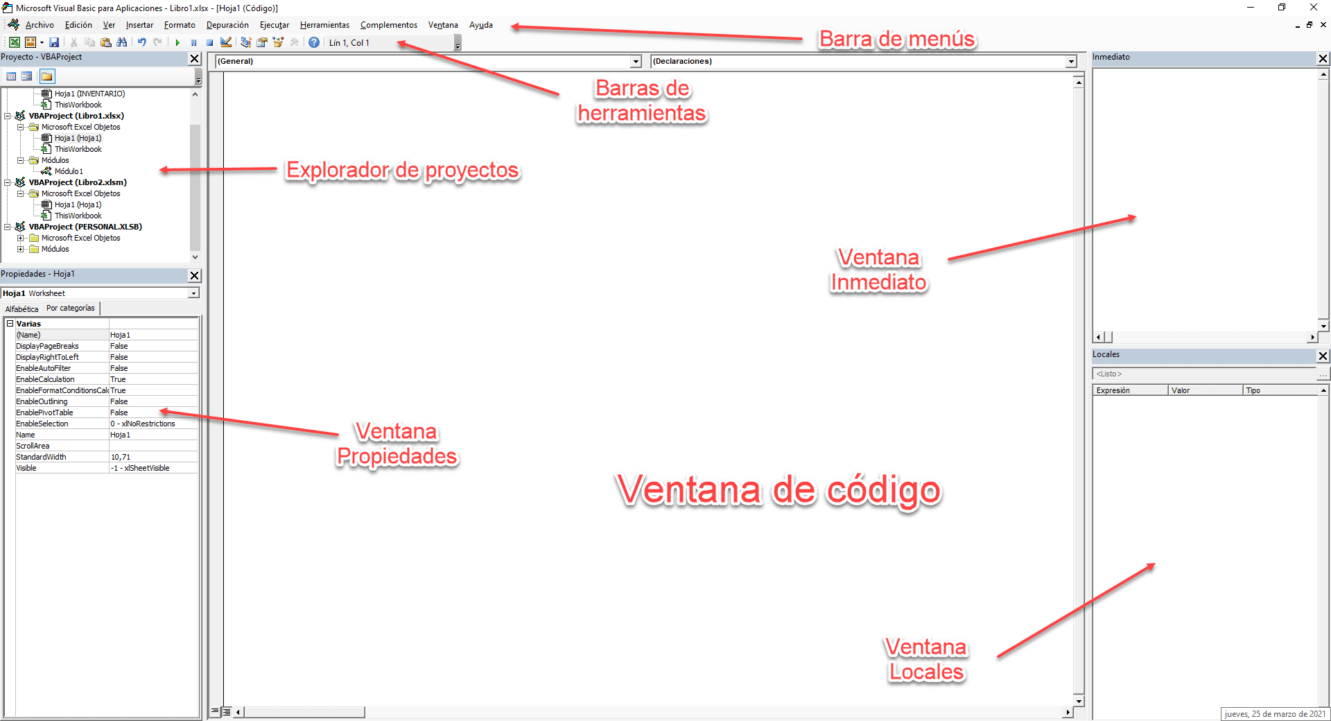 El editor de VBA a fondo - Ayuda Excel