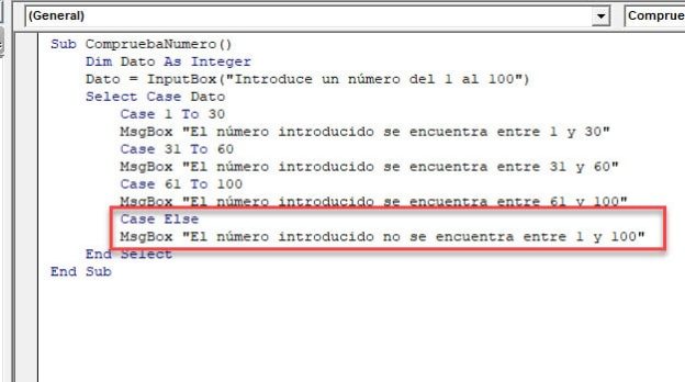 Programando decisiones con Select Case en VBA - Ayuda Excel